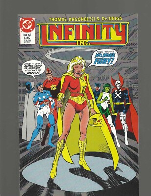 Infinity Inc. #42 (DC 1987) NM- 9.2, Fury, Lyta, Mr. Bones, Hourman | eBay