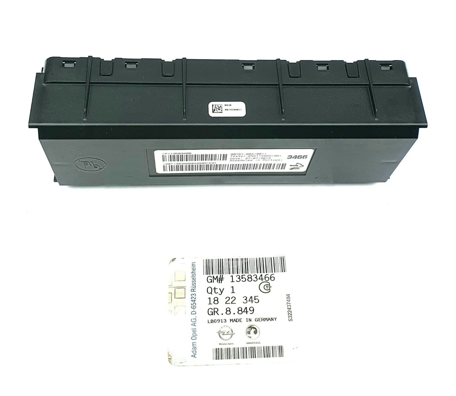 Original Opel GM Actuator Heating Ventilation Front Astra J, Meriva B ...