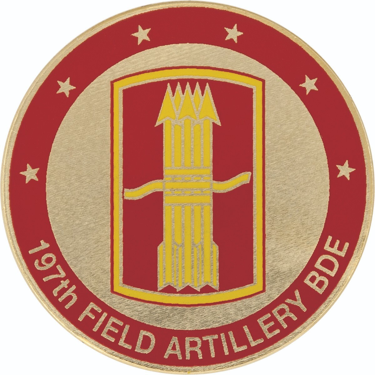 ARMY 197TH FIELD ARTILLERY BRIGADE CHALLENGE COIN | eBay