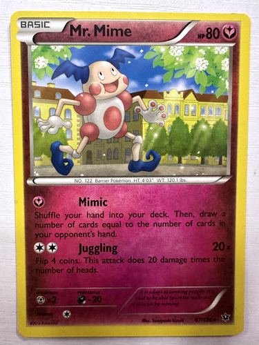Mr. Mime 67/124 Fates Collide 2016 Rare Pokemon Card MINT NM | eBay