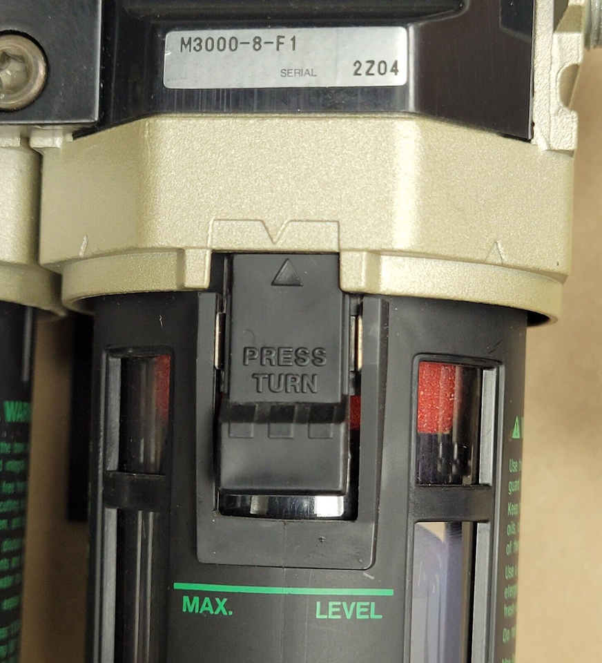 CKD FILTER REGULATOR W3000-8-FT WITH OIL MIST FILTER M3000-8-F1 | eBay