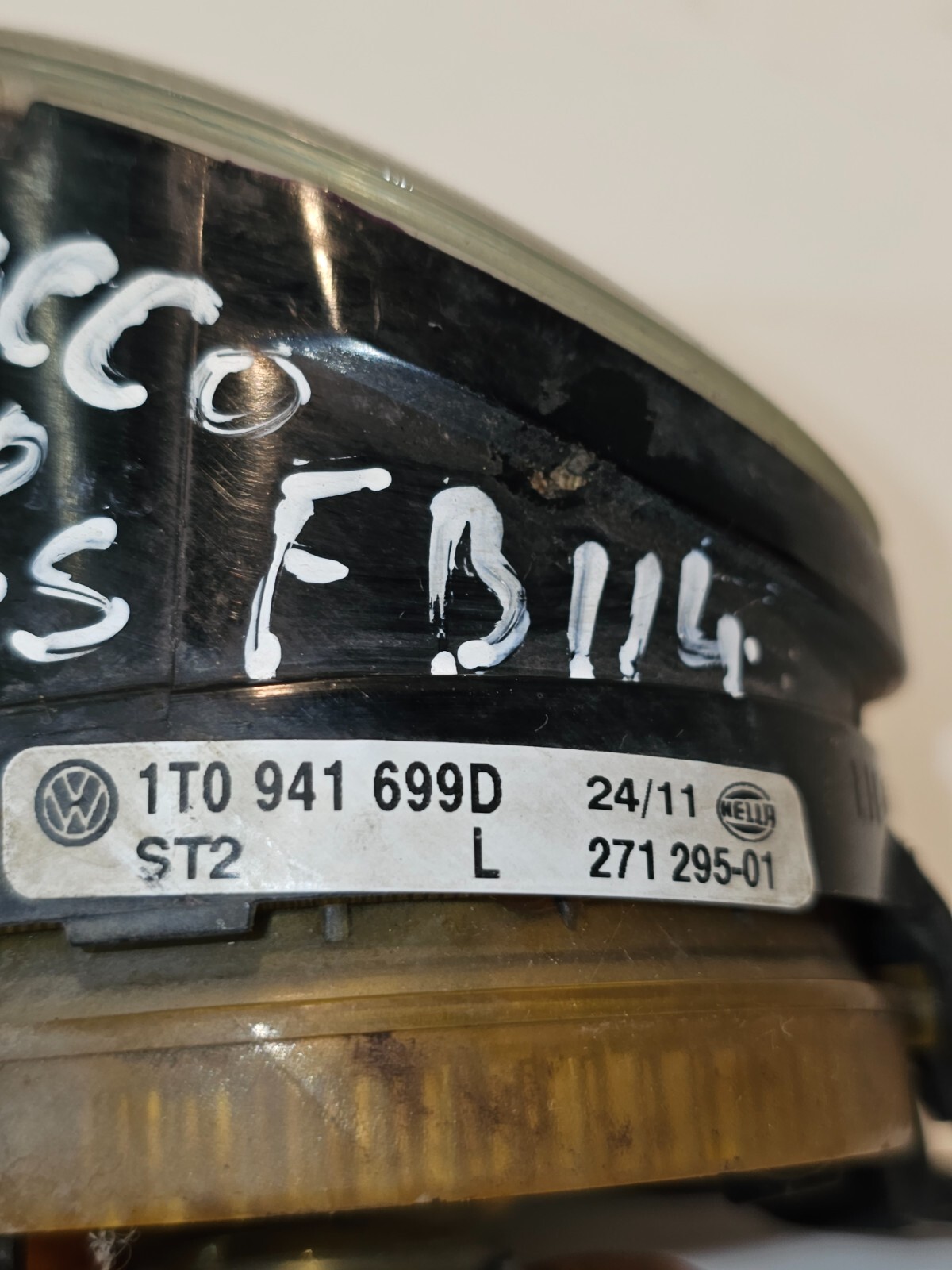 VW SCIROCCO GT 2010 NEARSIDE PASSENGER SIDE FRONT BUMPER FOG LIGHT ...
