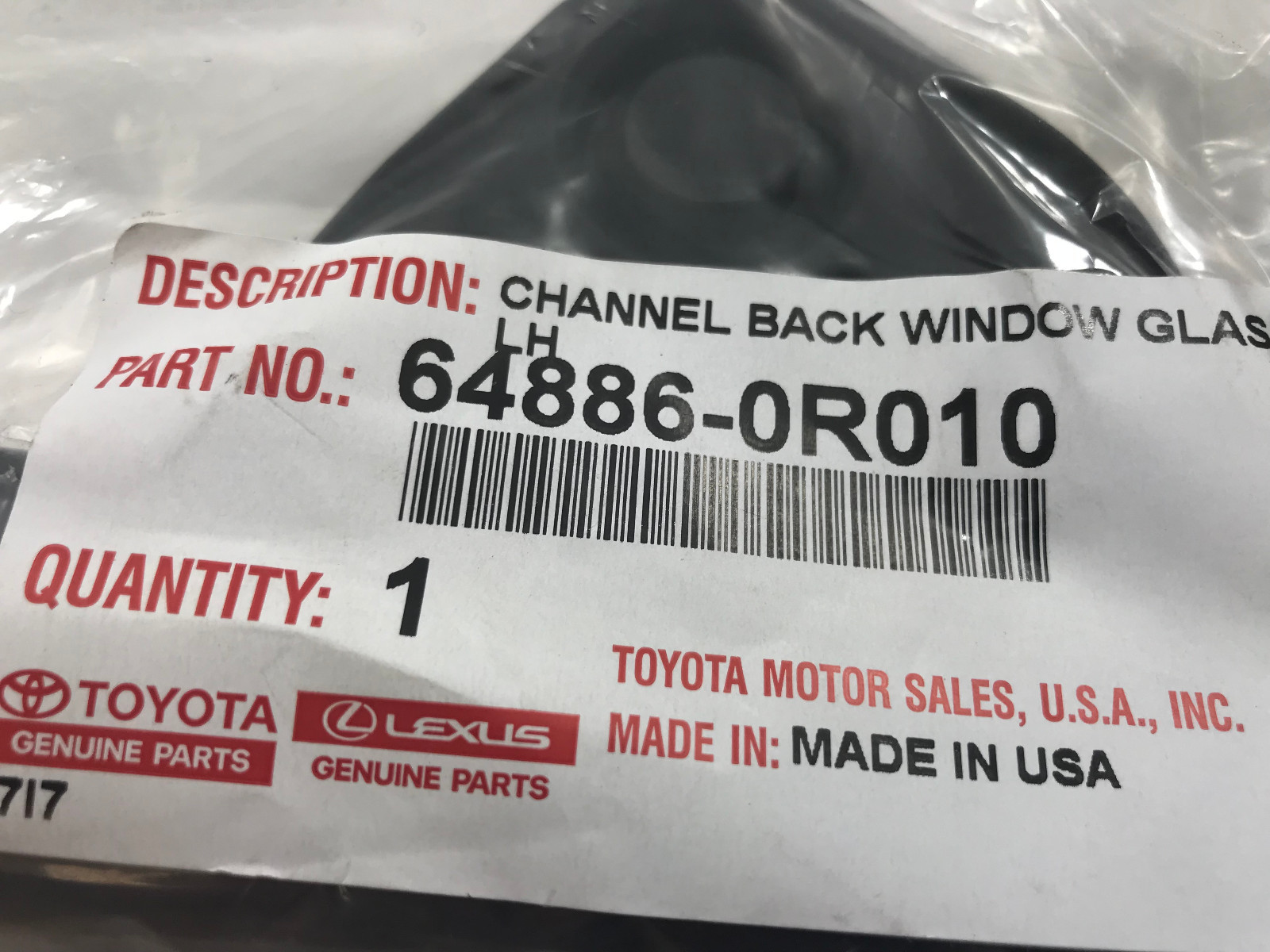 Toyota OEM 2013-2016 RAV4 Liftgate Tailgate Glass Side Bracket Left ...