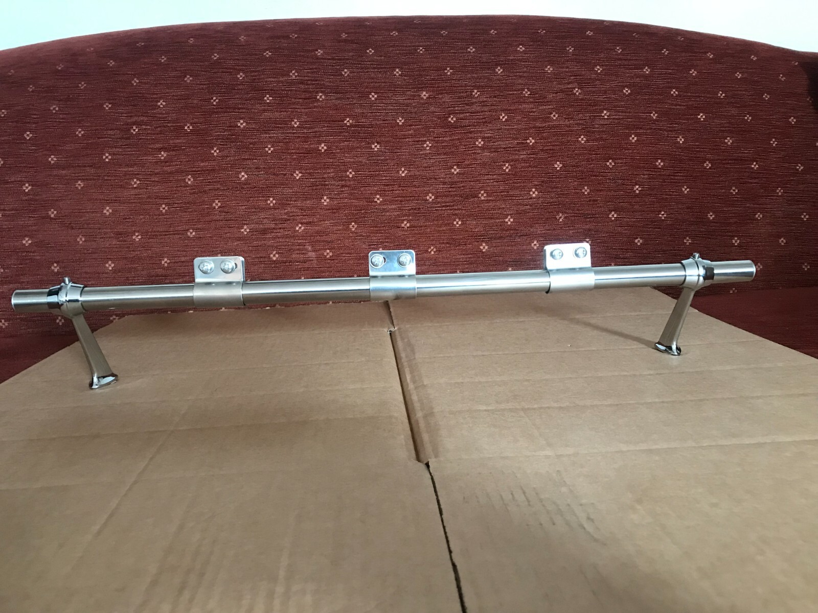 DESMO STYLE BADGE BAR COMPLETE KIT 18" CURVED CLASSIC CAR. STUNNING ...