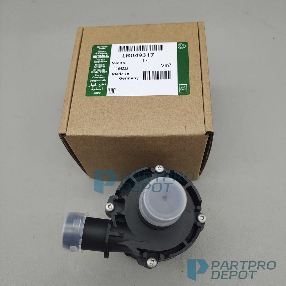 Auxiliary Water Pump LR049317 For Land Rover Range Sport Evoque Velar ...