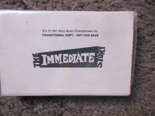 V/A "THE IMMEDIATE STORY" 1991 SONY PROMO CASSETTE 8 ARTISTS/TRACKS ...