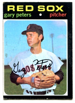 1971 Topps #225 Gary Peters Baseball Card - Boston Red Sox | eBay