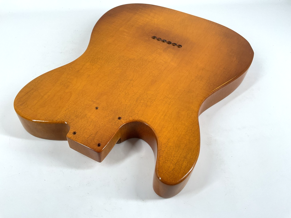 MJT Official Custom Vintage Aged Nitro Guitar Body Mark Jenny VTT 1pc ...