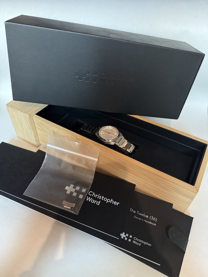 Christopher Ward The Twelve 36mm Alta White Full Kit | eBay