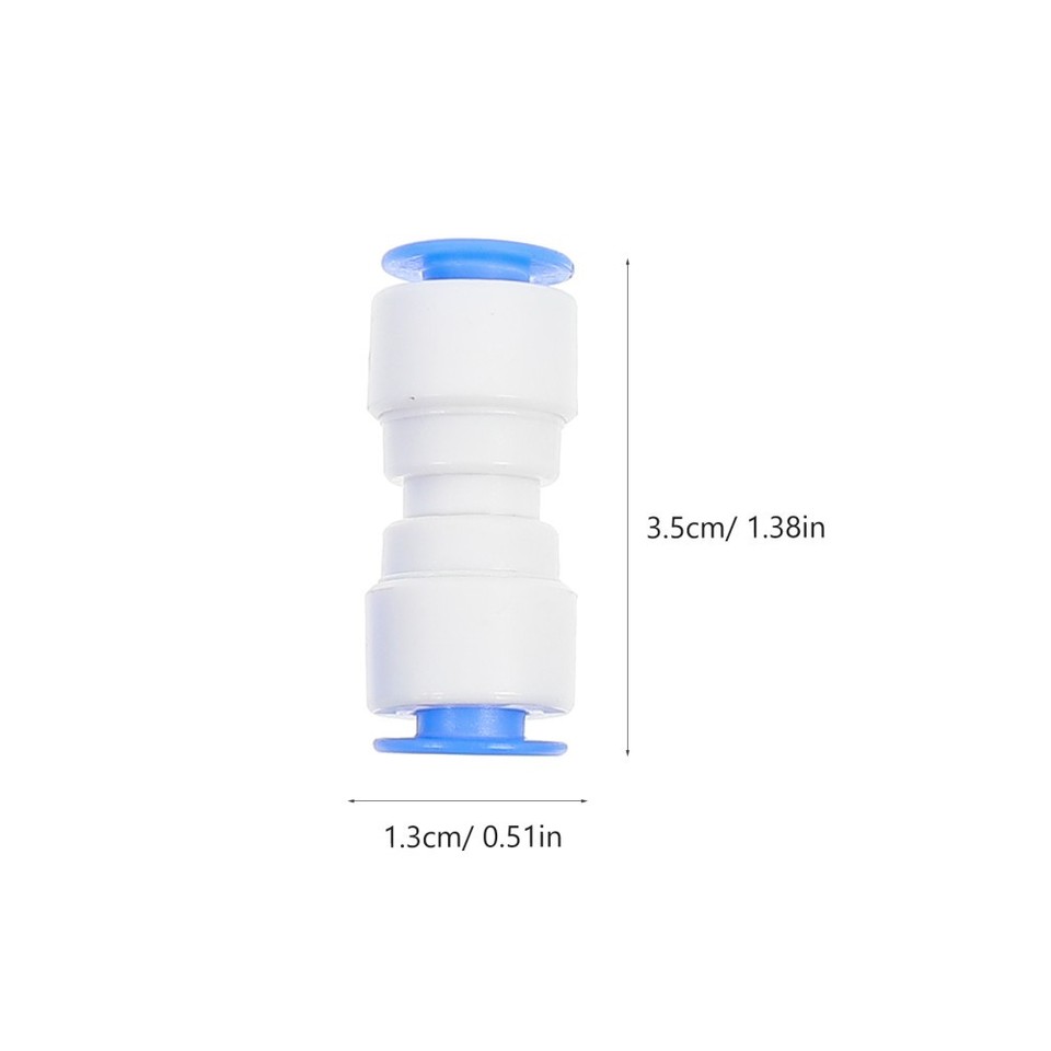 10Pcs PE Connector Water Filter Pipe Fittings Joint Elbow Tee for ...
