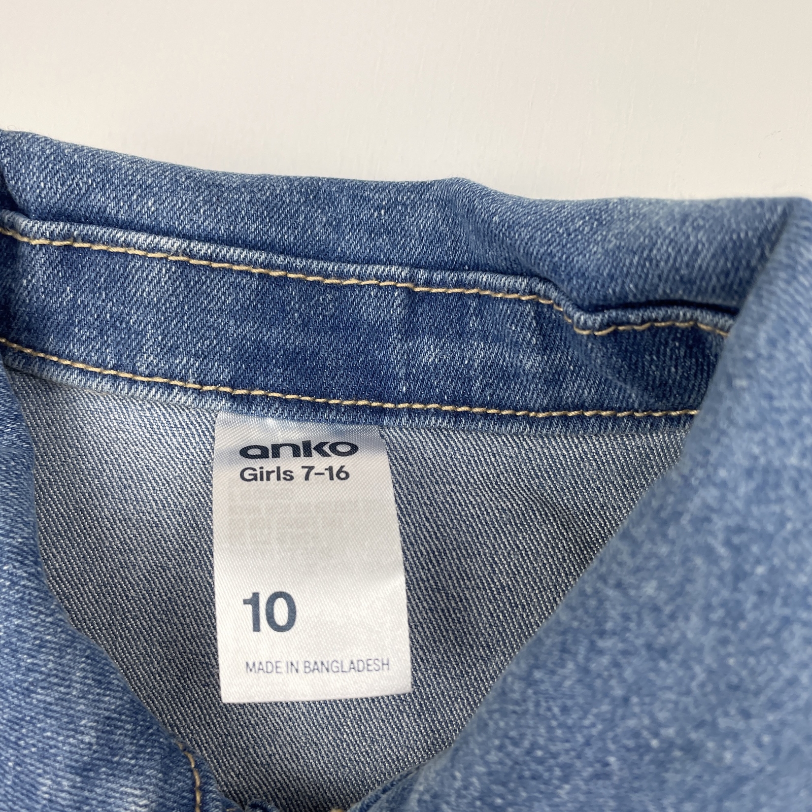 Girls size 10, Anko, blue stretch denim jacket, GUC | eBay Australia