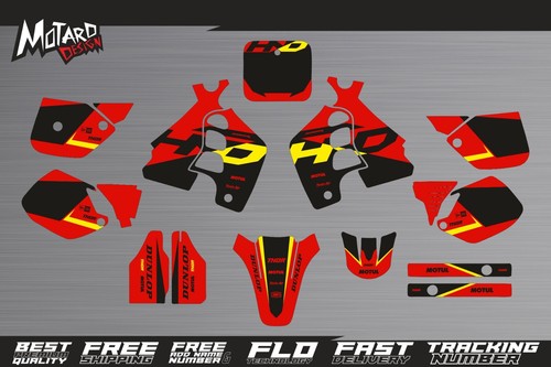 Graphics Kit for Honda CR 500 R 1990-1995 1996 1997 1998 1999 2000 2001 ...