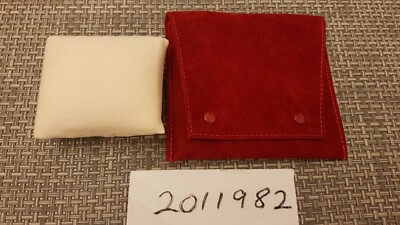 Cartier Customer Service Red Velvet Pouch with cushion | eBay