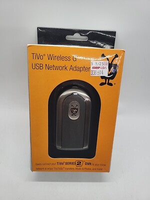 TiVo Wireless G USB Network Adapter Model No AGO100,160-0209 TiVo HD ...