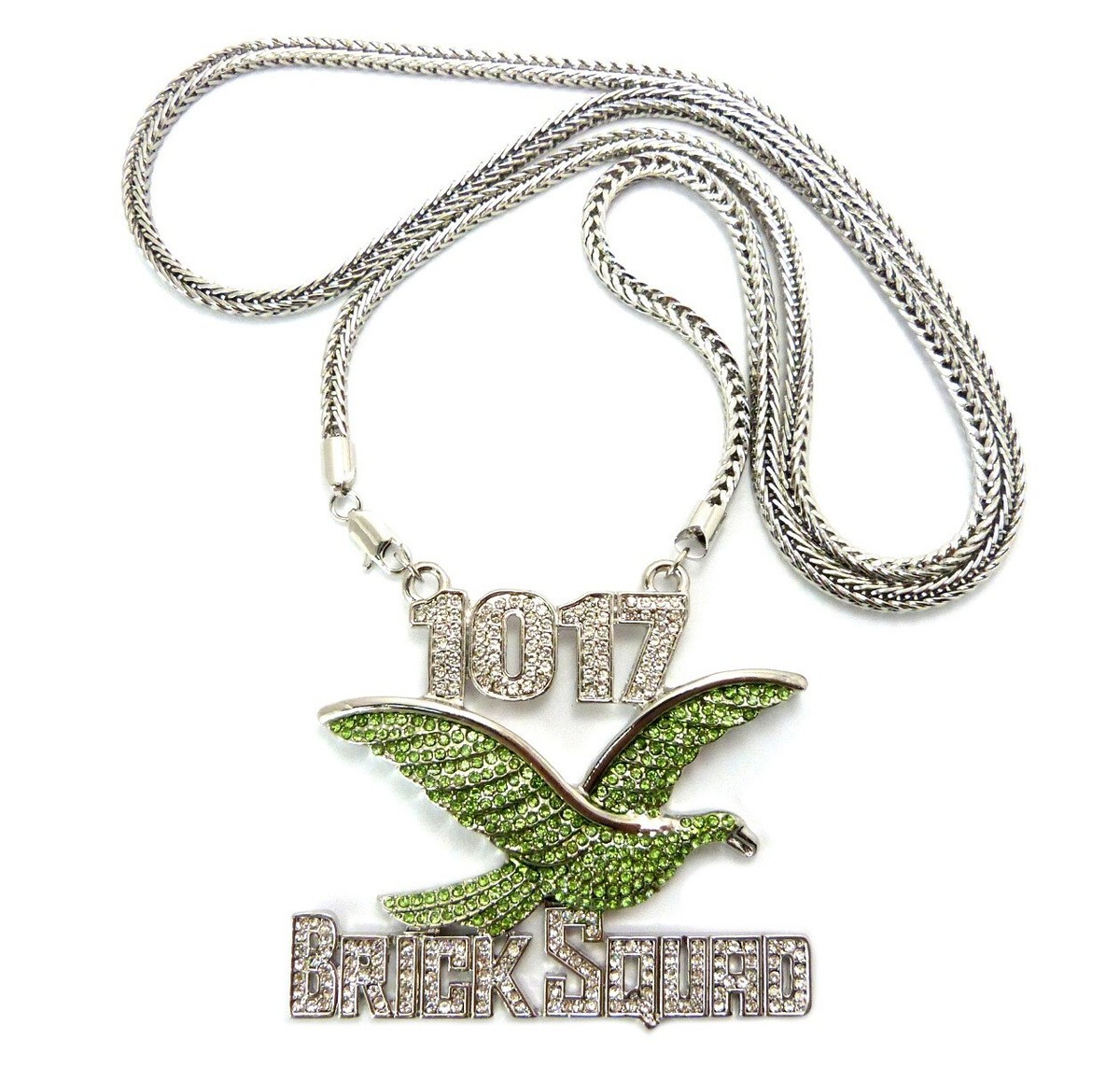 Brick Squad Bird Logo BLINGFACTORY Hip Hop Iced 1017 Brick Squad