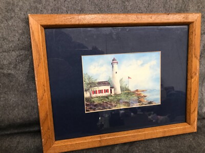 Framed Art Lighthouse Still Life Print | eBay