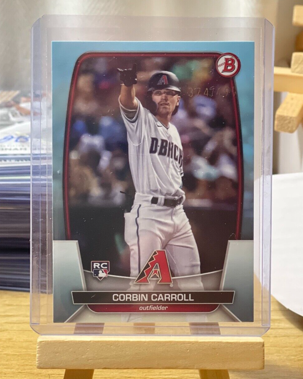 2023 Bowman Corbin Carrol Sky Blue Paper RC SP #374/499 Arizona Diamonbacks | eBay