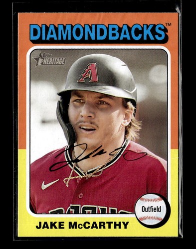 2024 Topps Heritage Jake McCarthy Arizona Diamondbacks #214 5 Card Lot ...