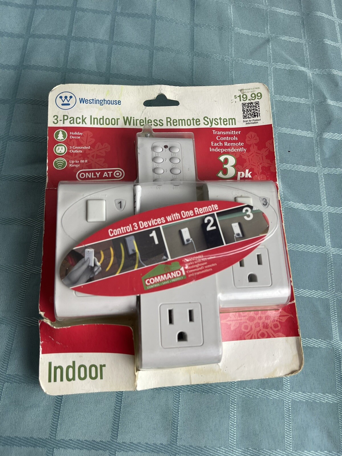 Westinghouse T28068 2 Outlet Indoor Wireless Remote Control Switch Plug ...