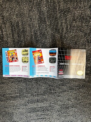 Tecmo Games Hard To beat TEC-NES-US-4 NES Nintendo INSERT ONLY ...