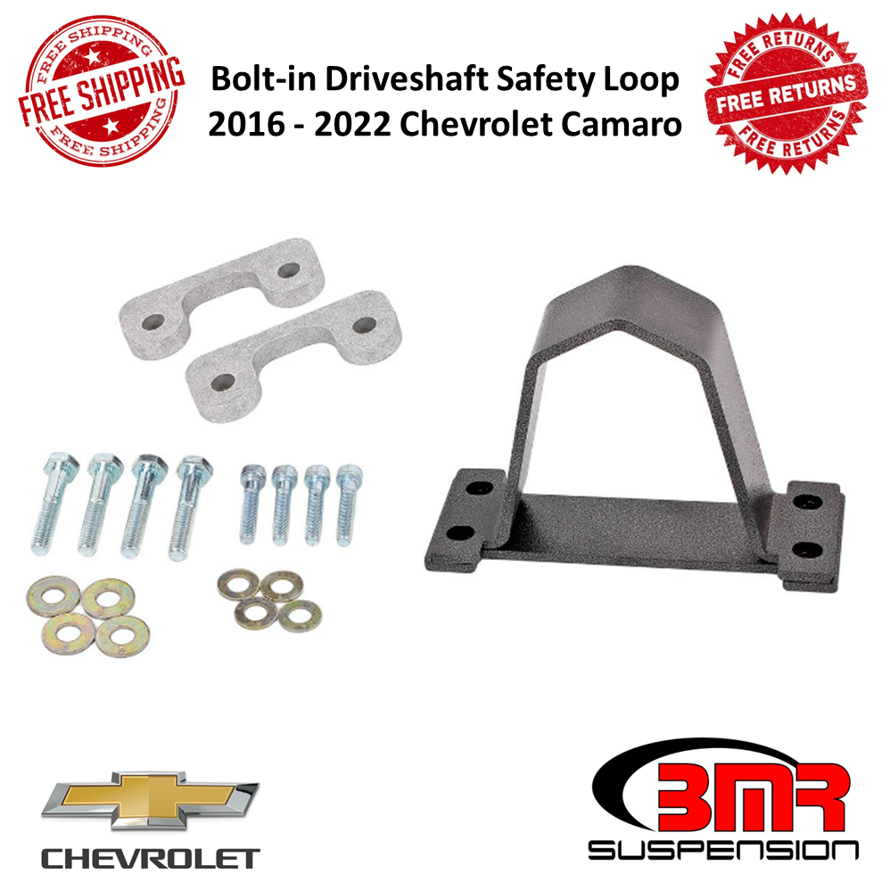 BMR Suspension Black Bolt-on Driveshaft Safety Loop Fits 16-22 ...