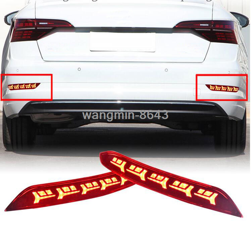 For 2019-2020 Volkswagen Jetta MK7 LED Rear Fog Light / Brake Warning ...