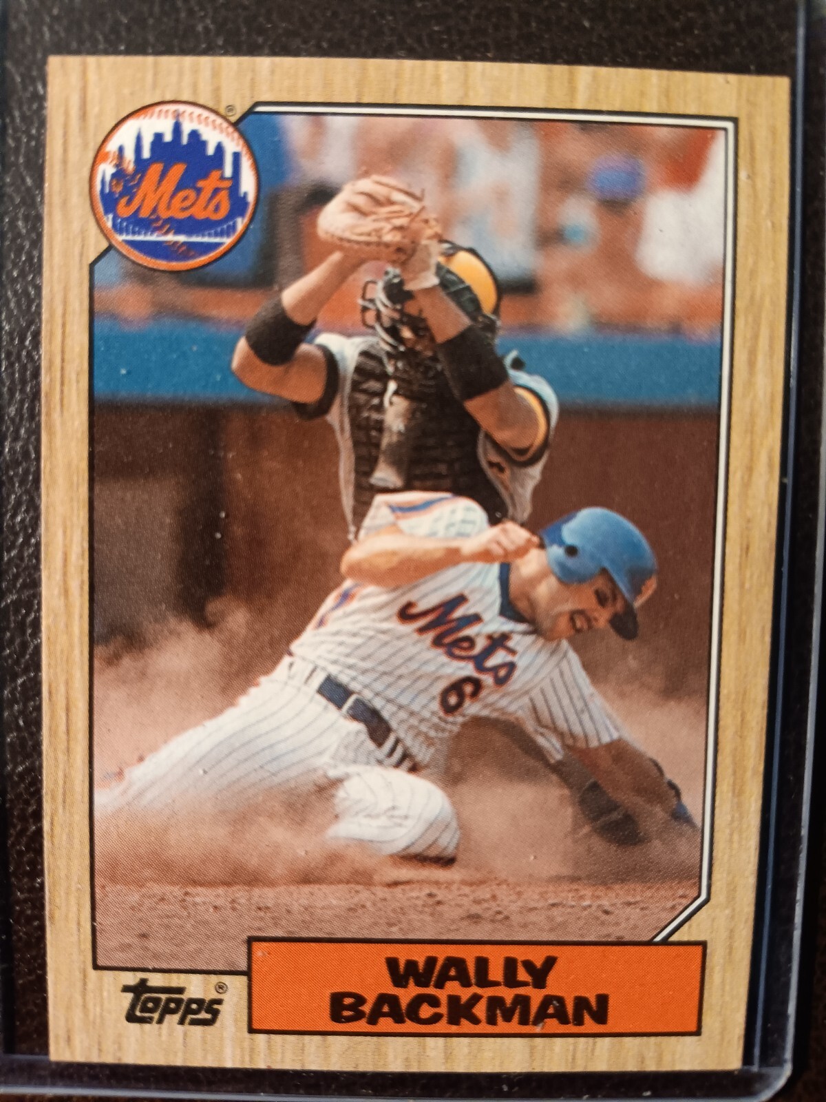 WALLY BACKMAN METS 1987 TOPPS BASEBALL CARD #48 | eBay