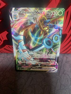 Dhelmise Vmax 010/072 Ultra Rare Full Art - 2021 Pokemon Shining Fates ...