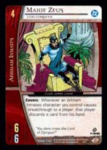 VS System: Maxie Zeus, God Complex [Played] DC Superman Man of Steel ...