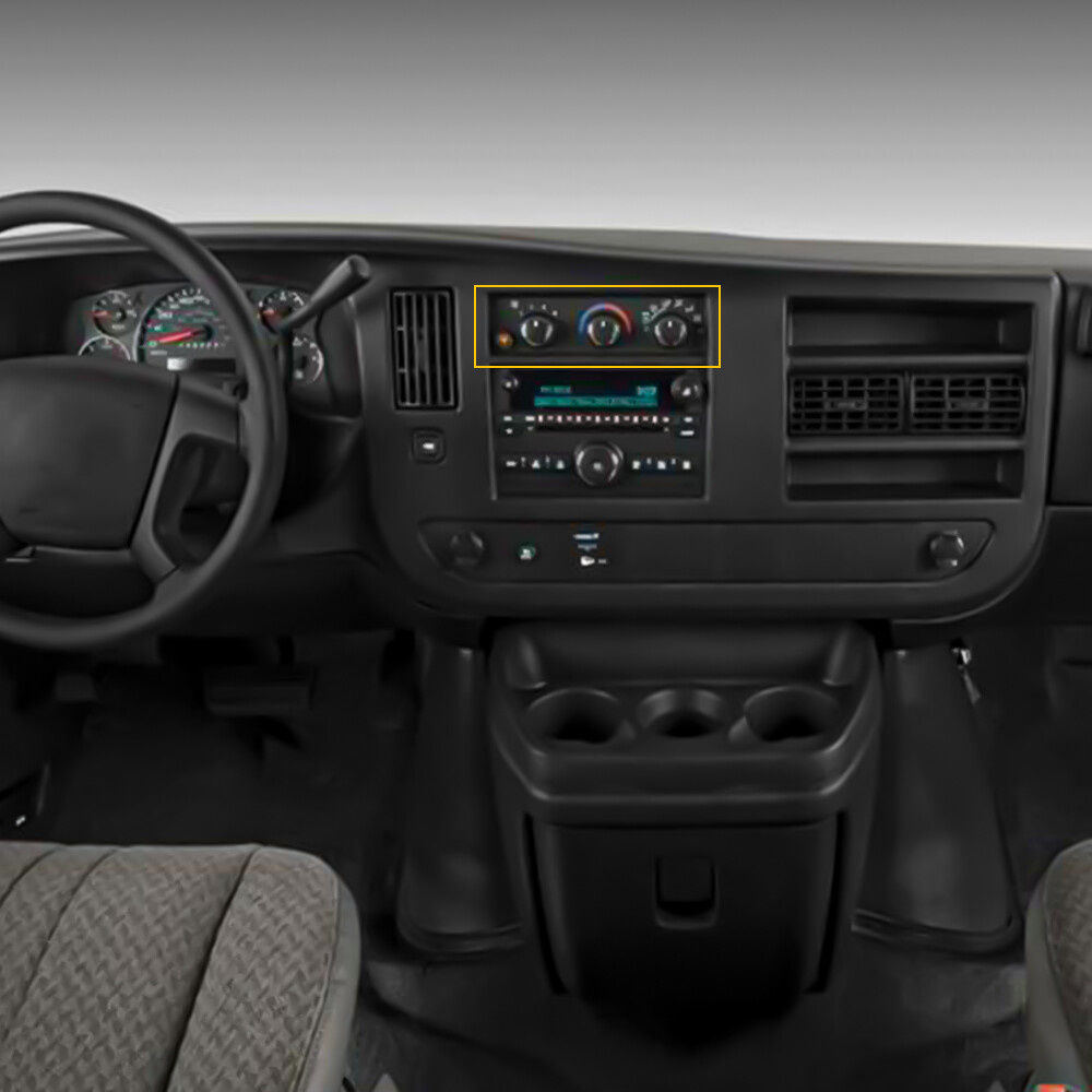 Black AC Control Knob Fan Heater for 2008-2021 Chevrolet Express 2500 ...