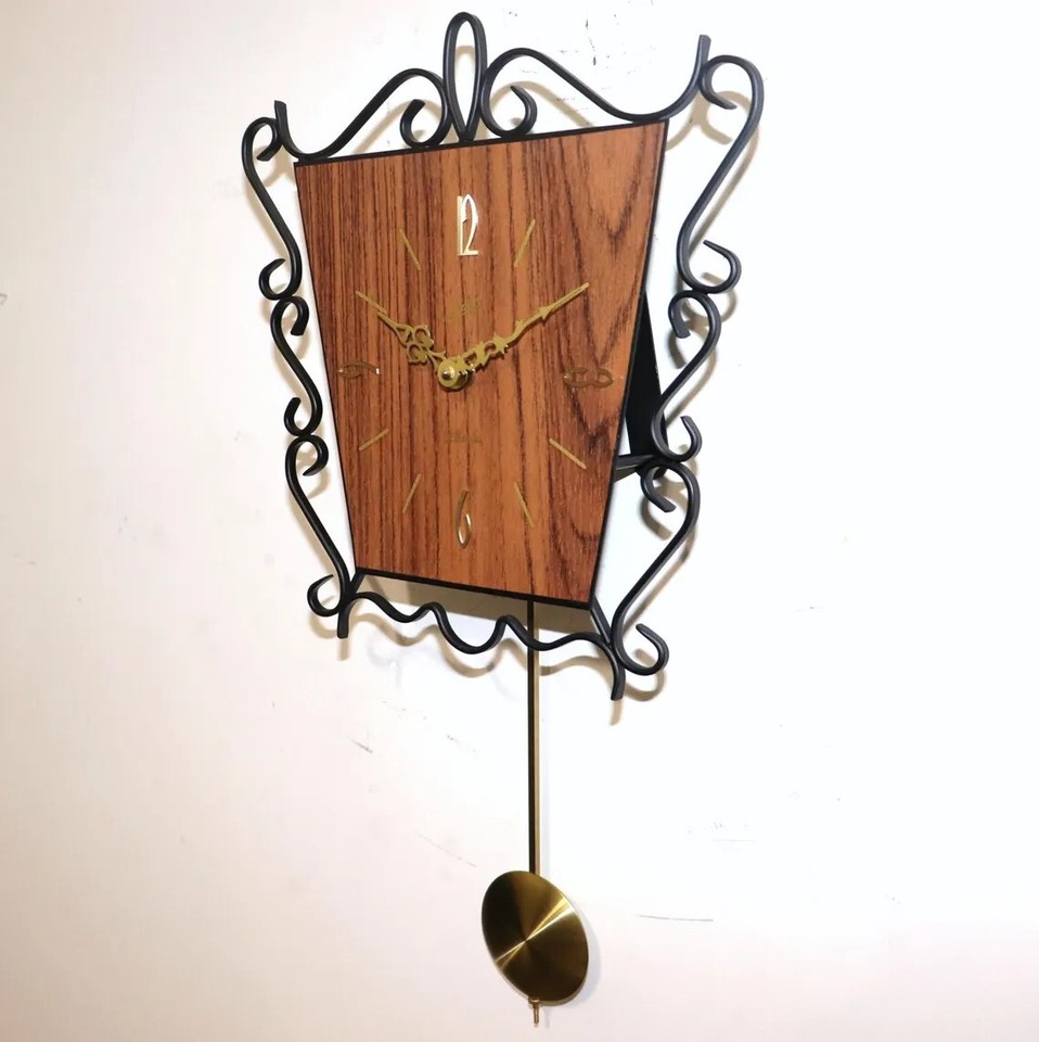 SCHATZ ELEXACTA Vintage Wall Top Clock NEW OLD STOCK NOS Rare! Cast ...