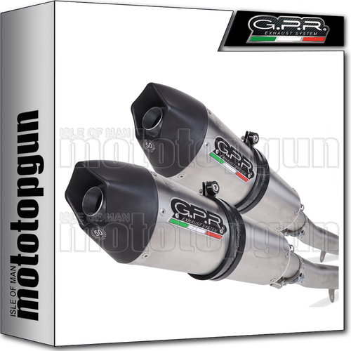 GPR 2 EXHAUST CAT GPE ANNIVERSARY TITANIUM TRIUMPH STREET TRIPLE 675 ...