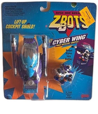 🔥🔥Micro Machines Z-Bots Cyber Wing Fighter Plane Galoob 1993 Sealed🔥🔥 ...