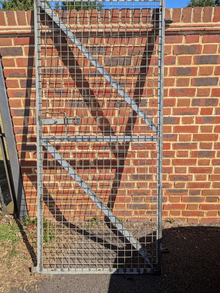 Galvanised Steel Mesh Gate | eBay UK