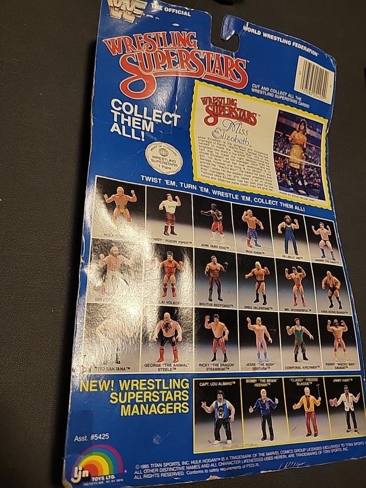 WWF Wrestling Superstars 1980s Vintage Action Figures LJN Miss ...