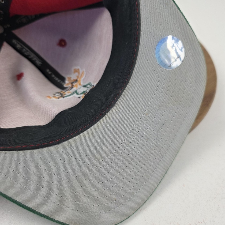 Milwaukee Bucks Hat Cap Snap Back One Size Red NBA Basketball Mitchell ...