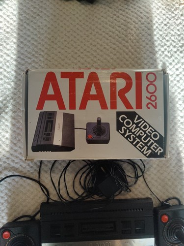 Atari 2600 Jr Boxed 2 Controllers And Game Read Description | eBay UK