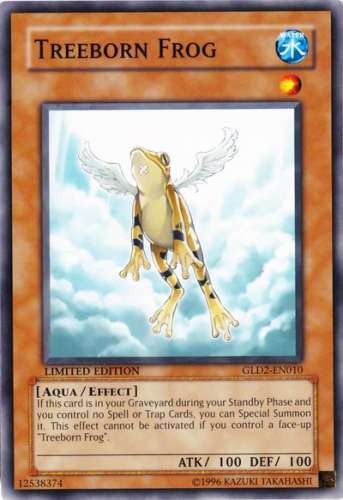 Treeborn Frog Common Gold Series 2 YuGiOh Card | eBay Australia
