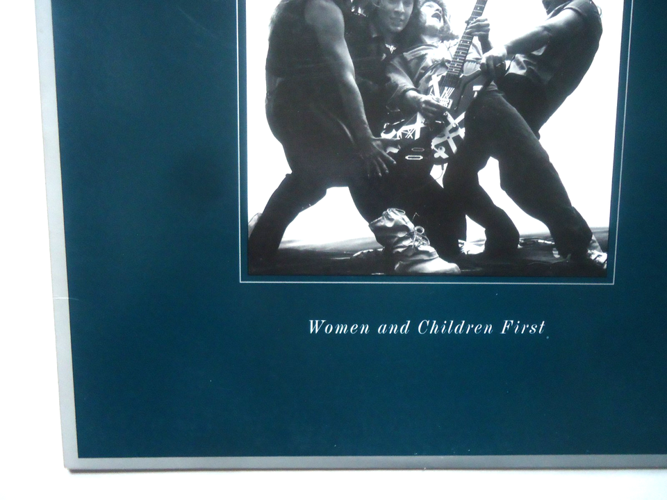 VAN HALEN - "Women and Children First" Vinyl WB HS 3415 With Poster ...