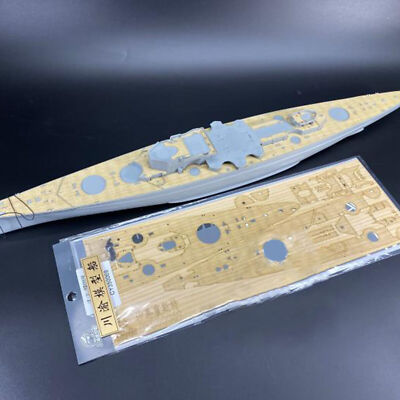 Holzdeck für 1/350 German Scharnhorst 1943 Dragon 1040 Battleship Model ...