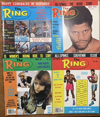 Vintage 1978 Lot Of 4 THE RING Boxing Magazine Women Boxing Photos | eBay