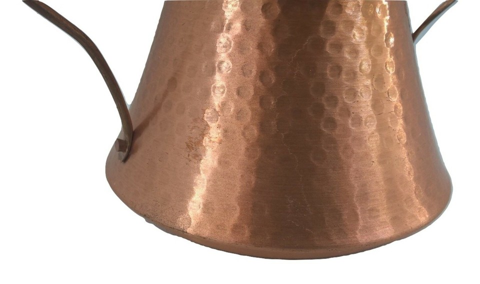 Tina Conca in rame martellata a mano collo largo antimacchia leggera ...