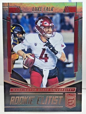 Luke Falk 2018 Panini Donruss Elite Rookie Elitist RC #RE-19 - TITANS ...