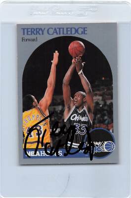 1990/91 Hoops #216 Terry Catledge Magic Signed Auto *F2335 | eBay