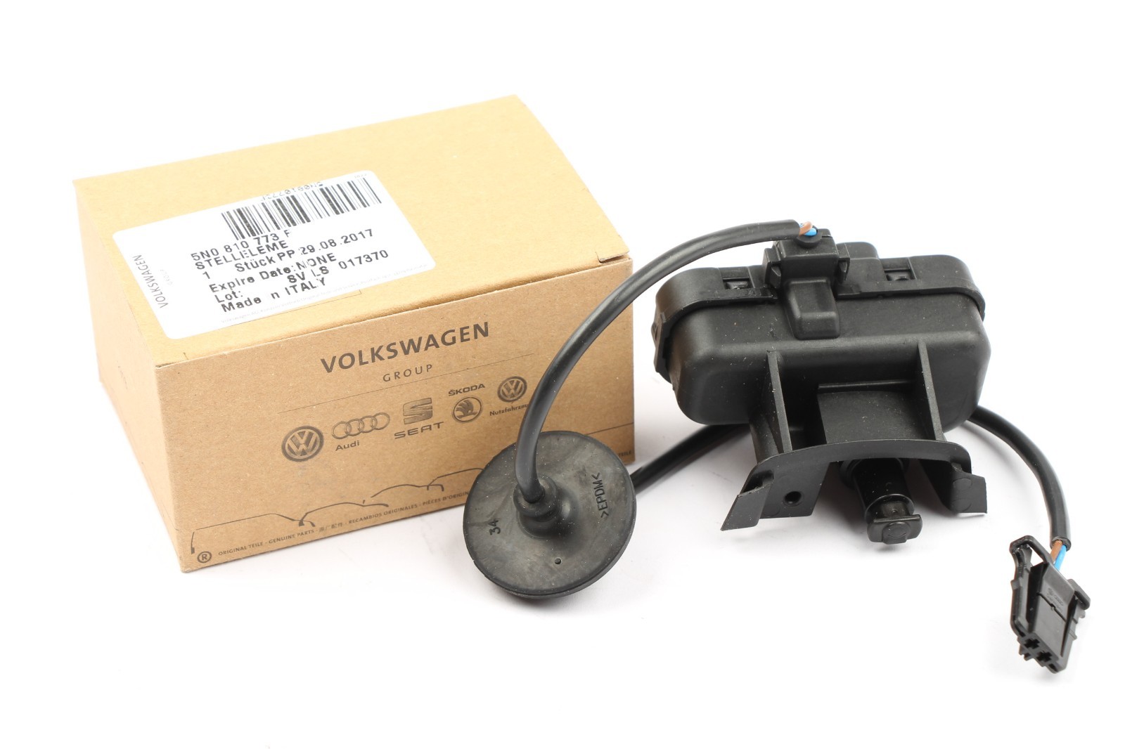Original VW Tankdeckel Golf 5 6 Tiguan Stellmotor 5N0810773F Tankklappe ...