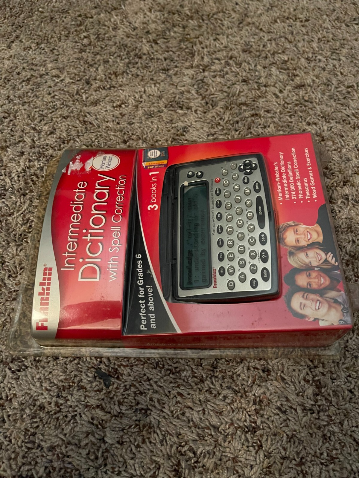 Franklin Electronic Dictionary Thesaurus W/ Spell Correction MWD-460 ...