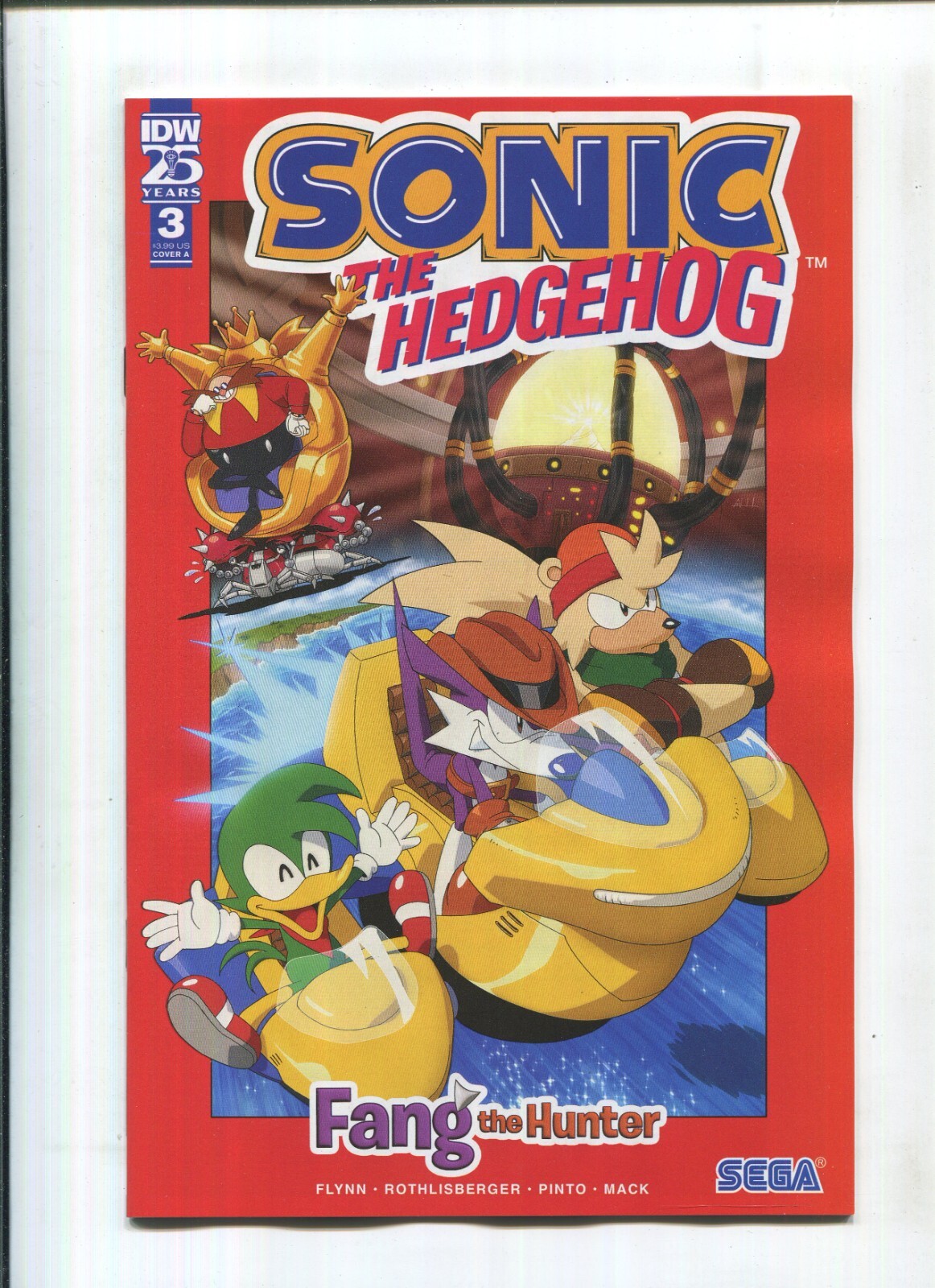 SONIC THE HEDGEHOG: FANG THE HUNTER #3 - AARON HAMMERSTROM MAIN COVER A ...