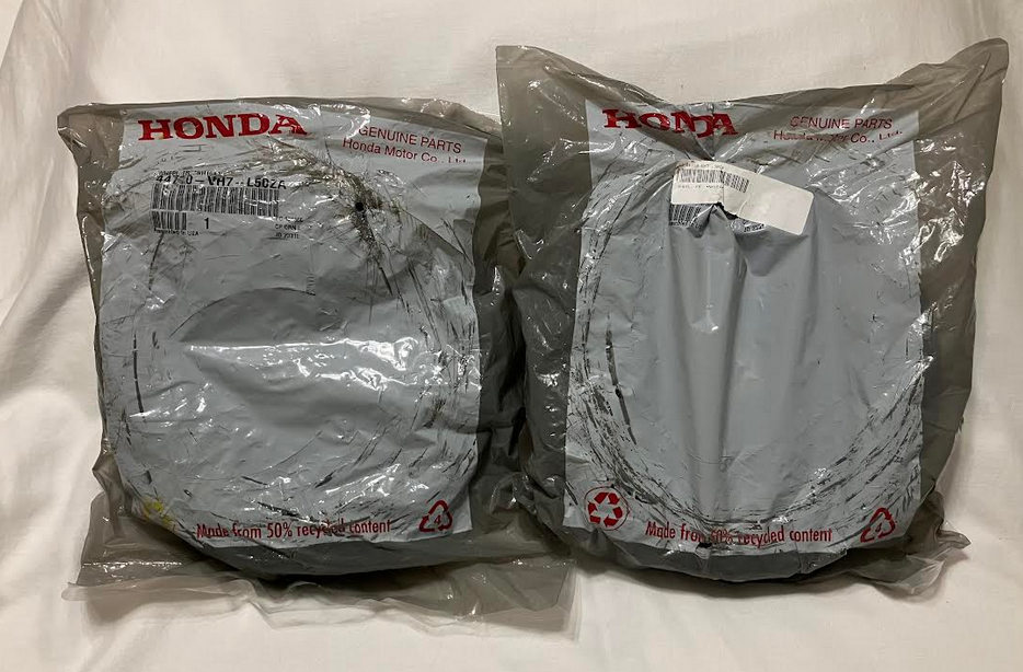 2 Genuine Honda Wheels 11-44710-VH7-L50ZA-Lawn Mower Wheels-Front-New ...