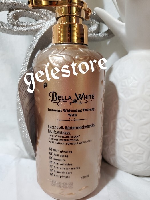 X 1 Bella-White Whitening Therapy body lotion With Carrot Oil. 500ml 👌 ...