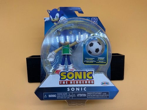 Sonic the Hedgehog 4" Bendable Action Figure with Soccer Ball Jakks ...
